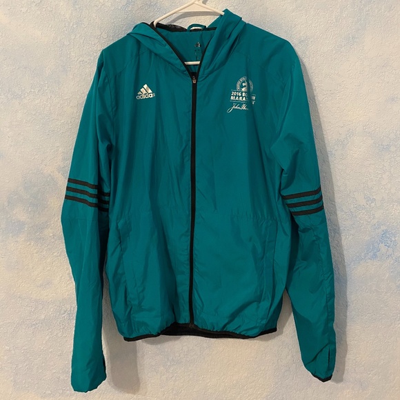 adidas | Jackets & Coats | 26 Boston Marathon Volunteer Windbreaker ...